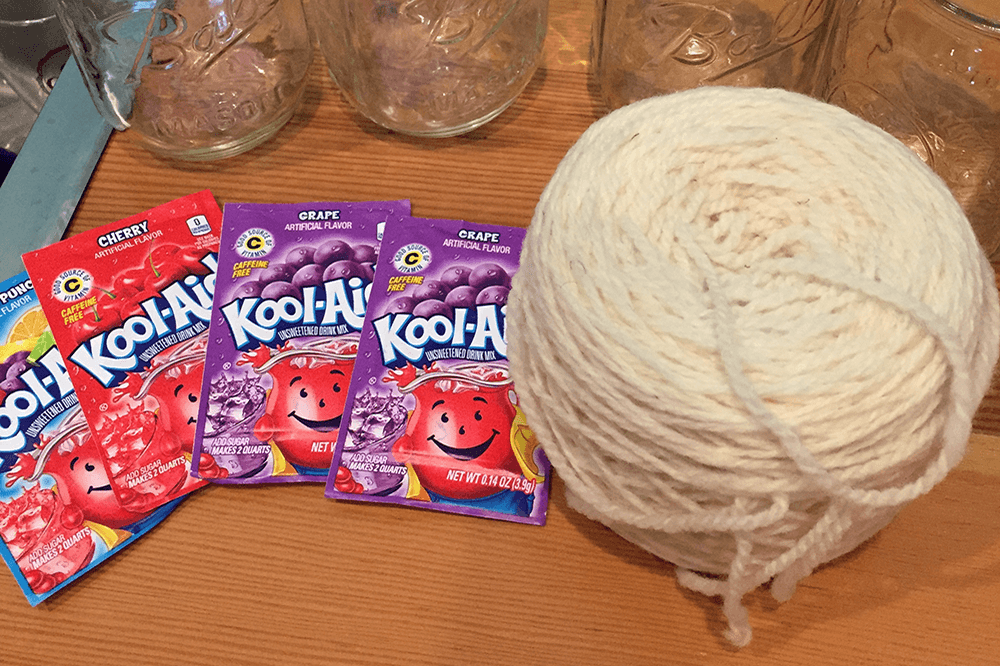 Easy Dyeing with Kool-Aid! – Starlight Knitting Society