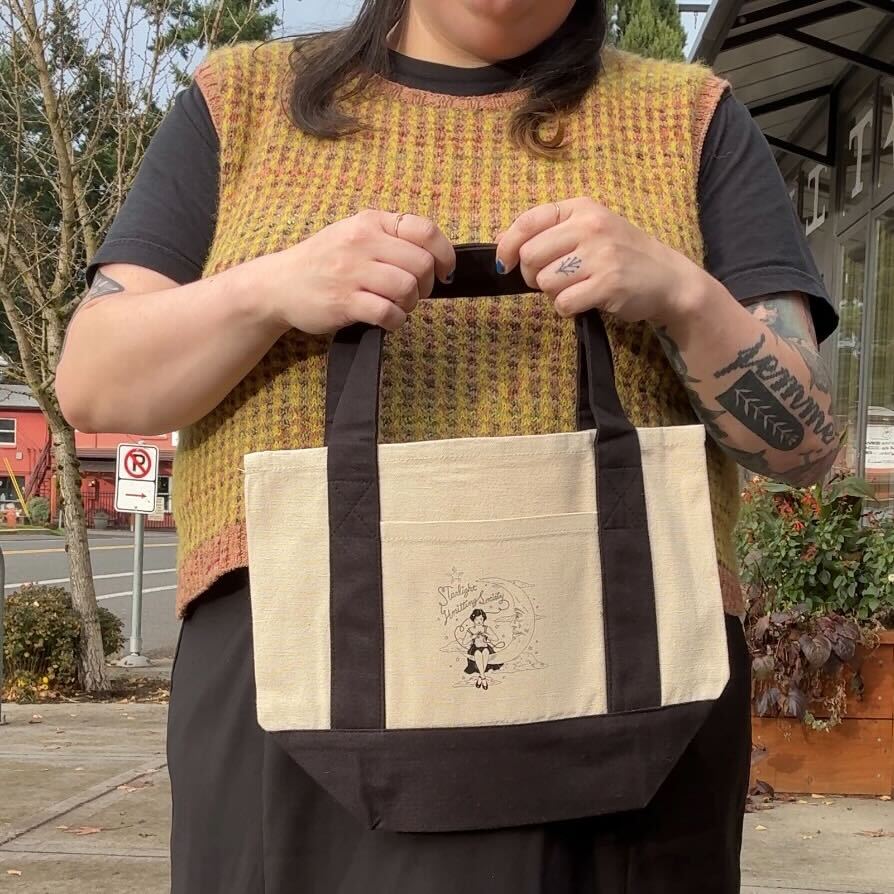 Starlight Mini Shopping Tote – Starlight Knitting Society